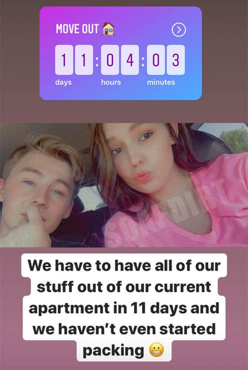 'Unexpected': Hailey Tilford Moving In with Boyfriend Cole Smith | Soap ...