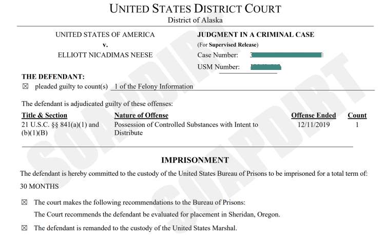 Elliott Neese on 'Deadliest Catch' Sentenced to Federal Prison for ...