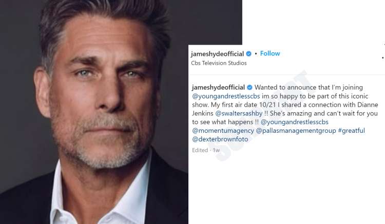 James Hyde Debuts on 'Young and the Restless' - Meet Jeremy Stark ...