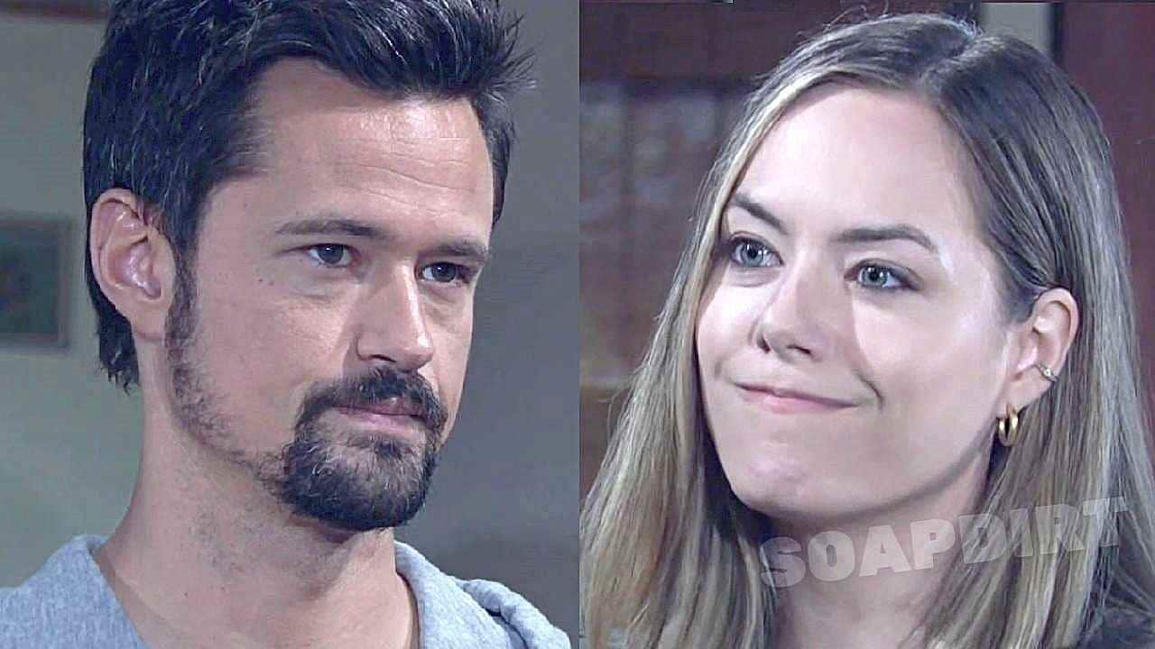 Bold and the Beautiful: Hope & Thomas Spark Tug of War | Soap Dirt