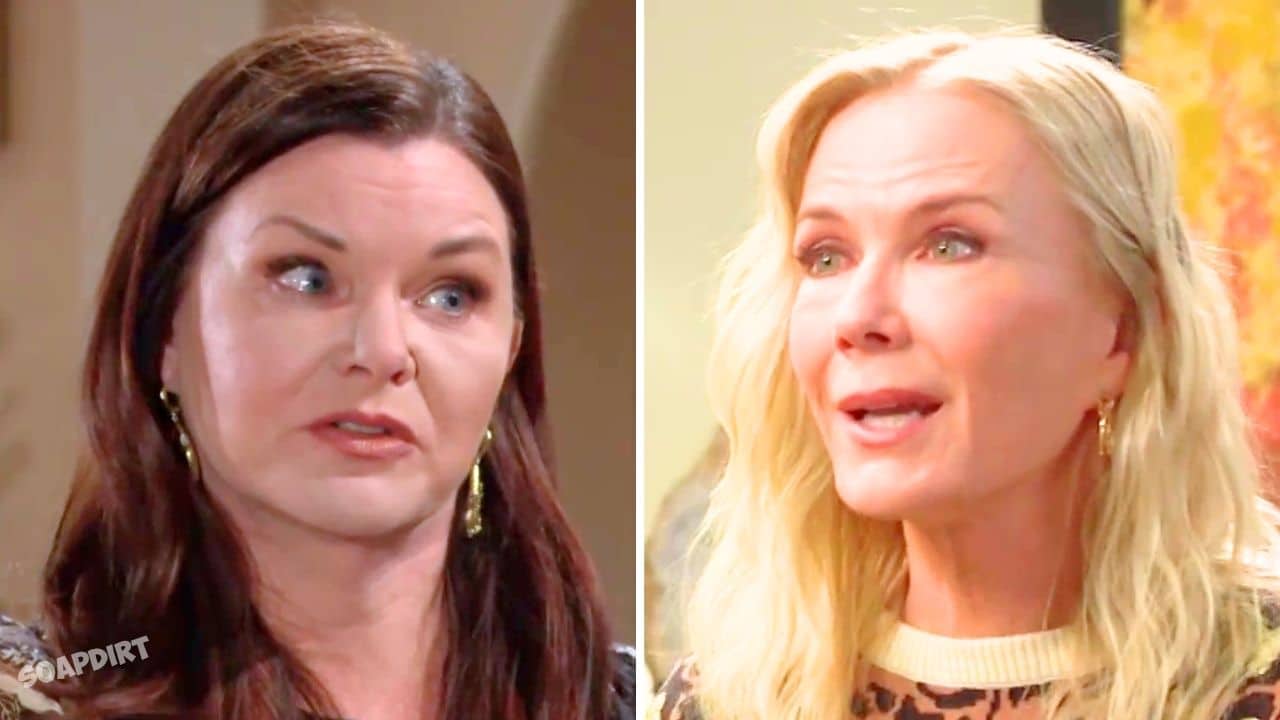 Bold and the Beautiful LEAK: Brooke STORMS Logan Mansion & Threatens ...
